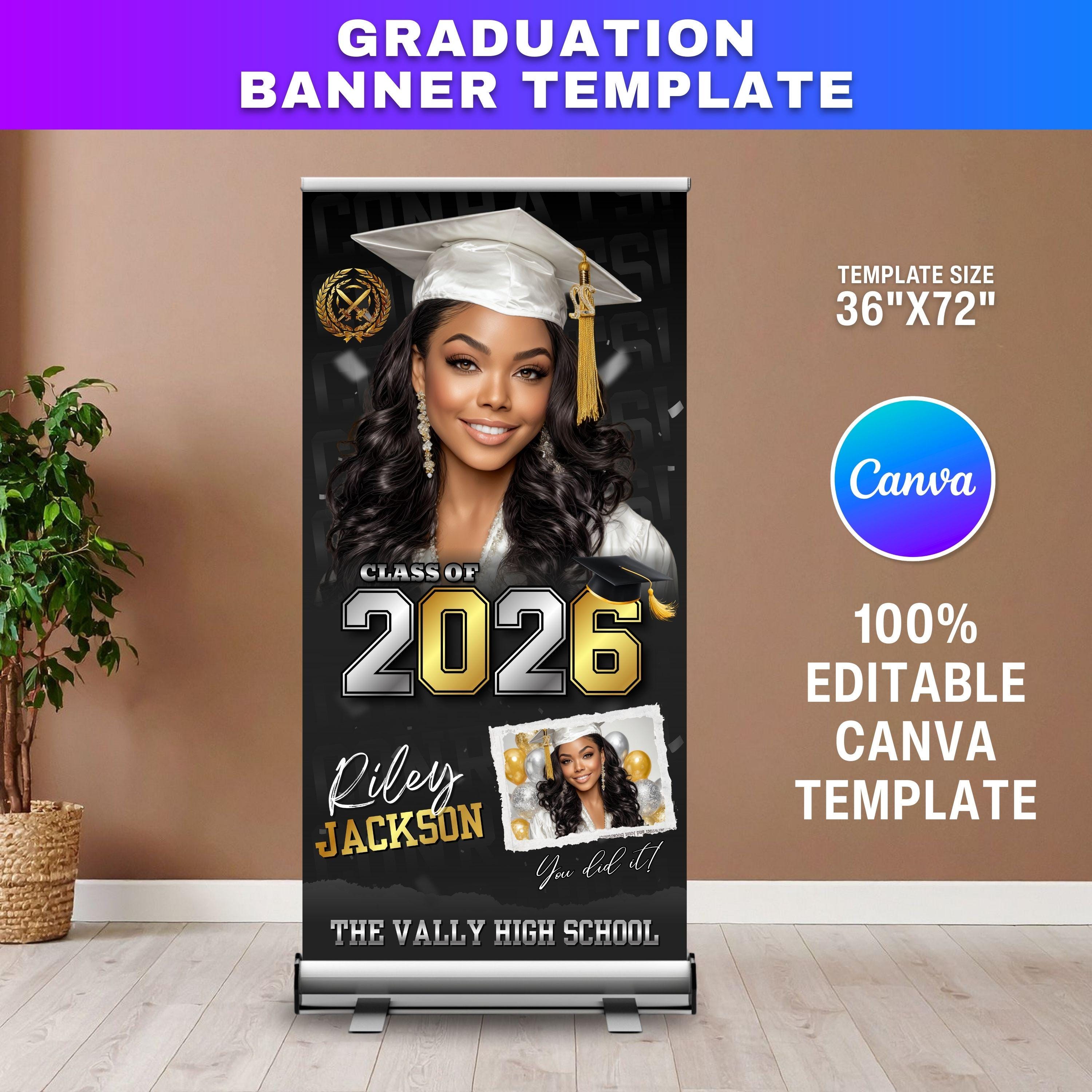 03x Graduation Retractable Banner Bundle | Class of 2026 Elite ...