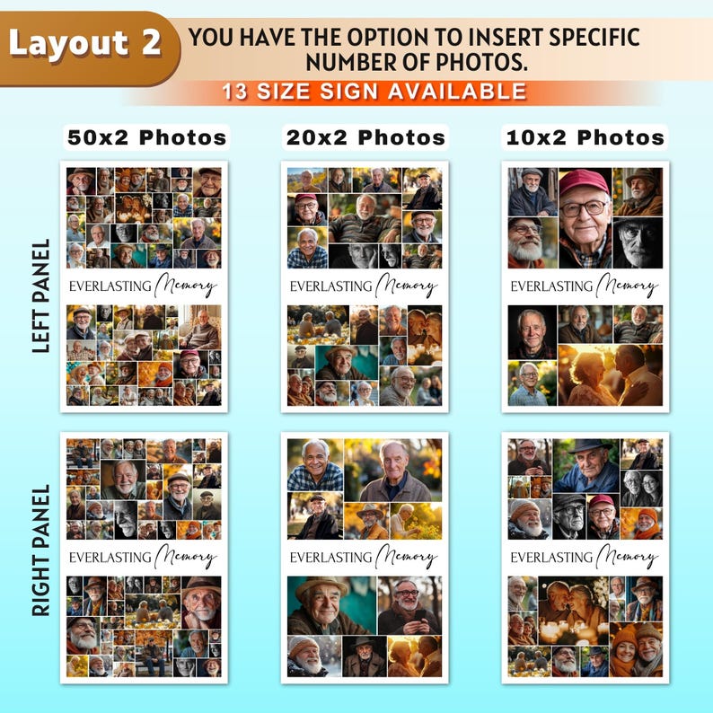 Editable Funeral Welcome Sign Bundle | 26 Layouts & 13 Sizes | Canva ...