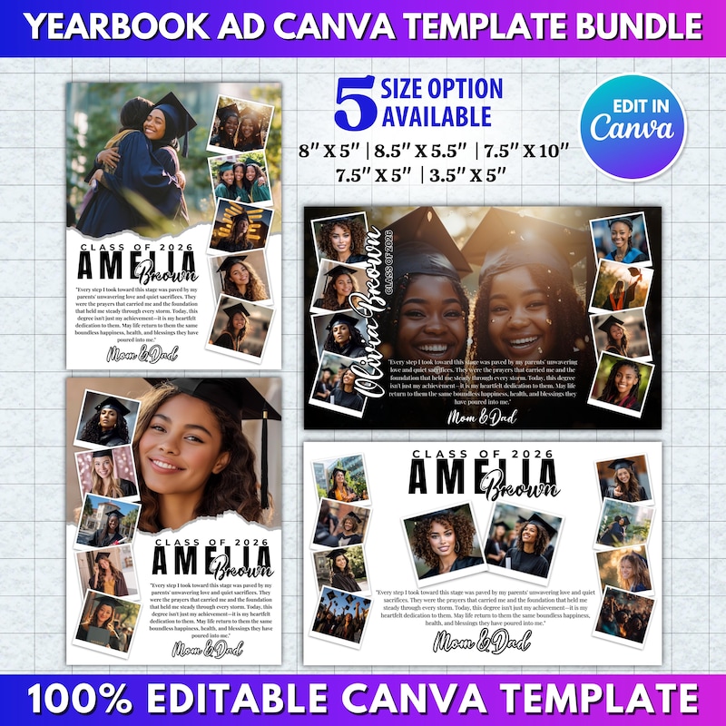 Senior Ad Template - Etsy