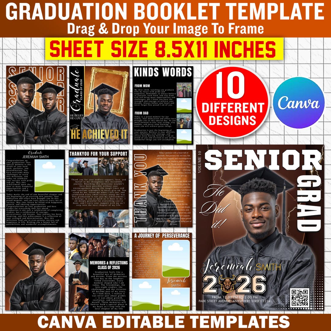10x Senior 2026 Memory Magazine Bundle | Elite Graduation Booklet Suite ...