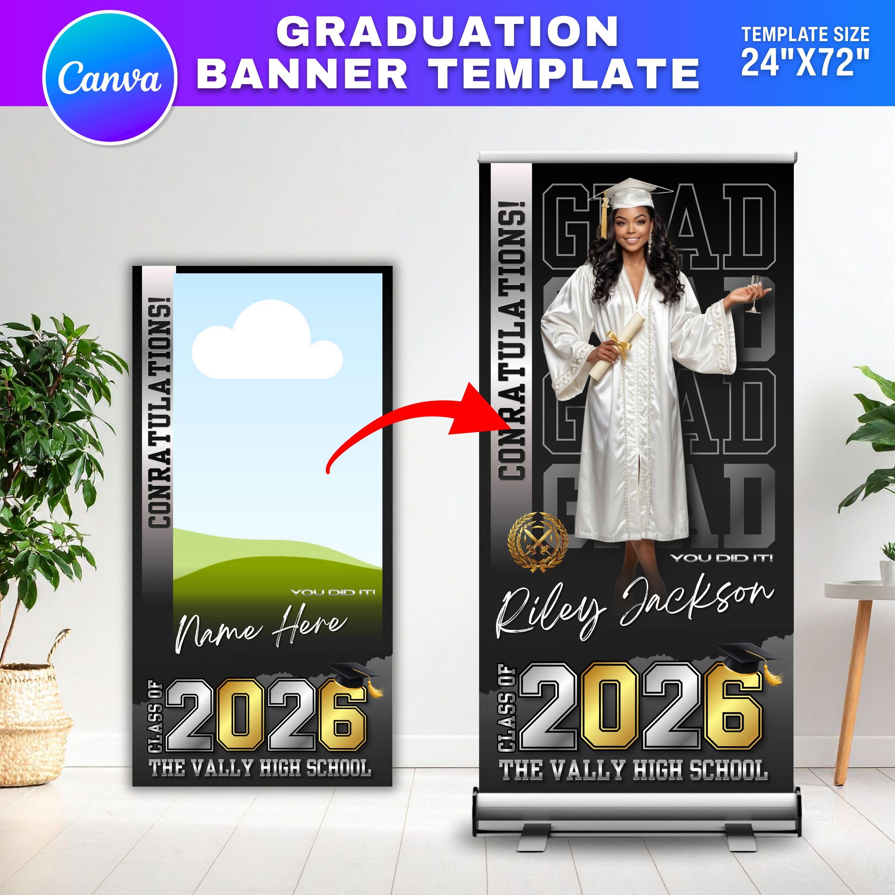 03x Graduation Retractable Banner Bundle | Class of 2026 Elite ...
