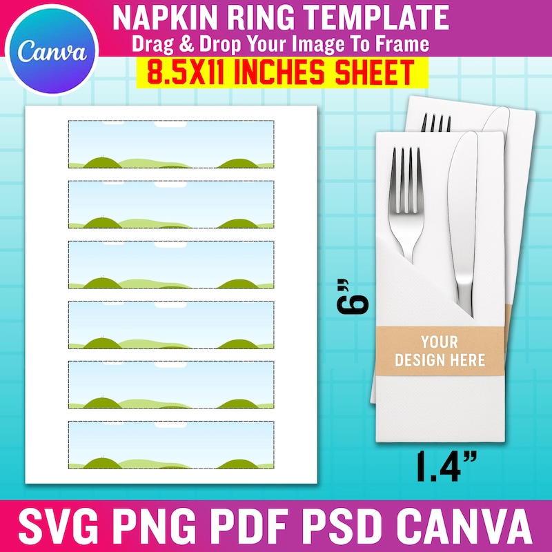 Ring Bands Templates - Etsy