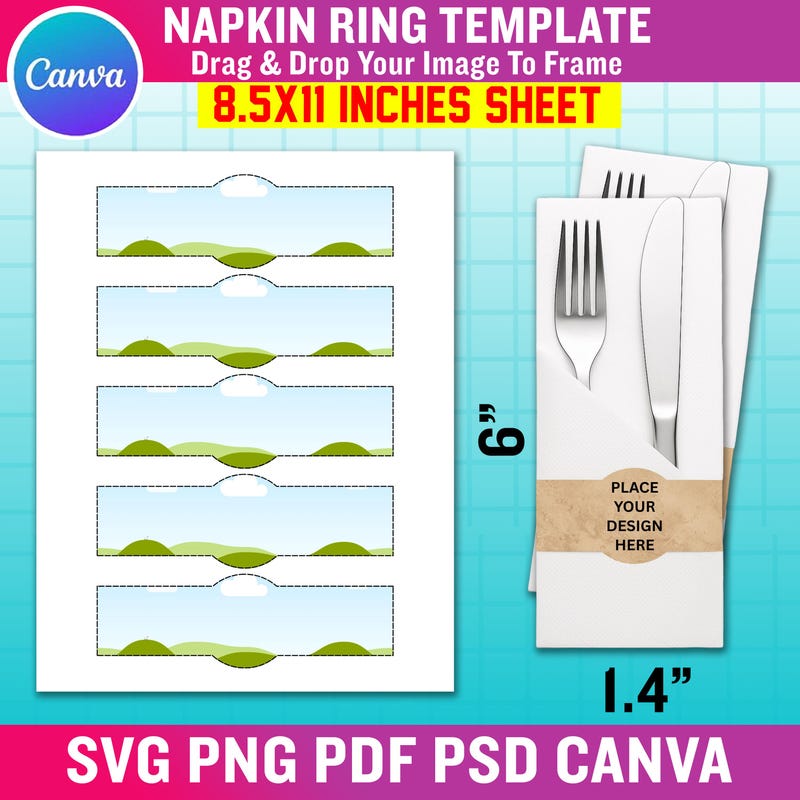 Custom Cutlery Napkin - Etsy