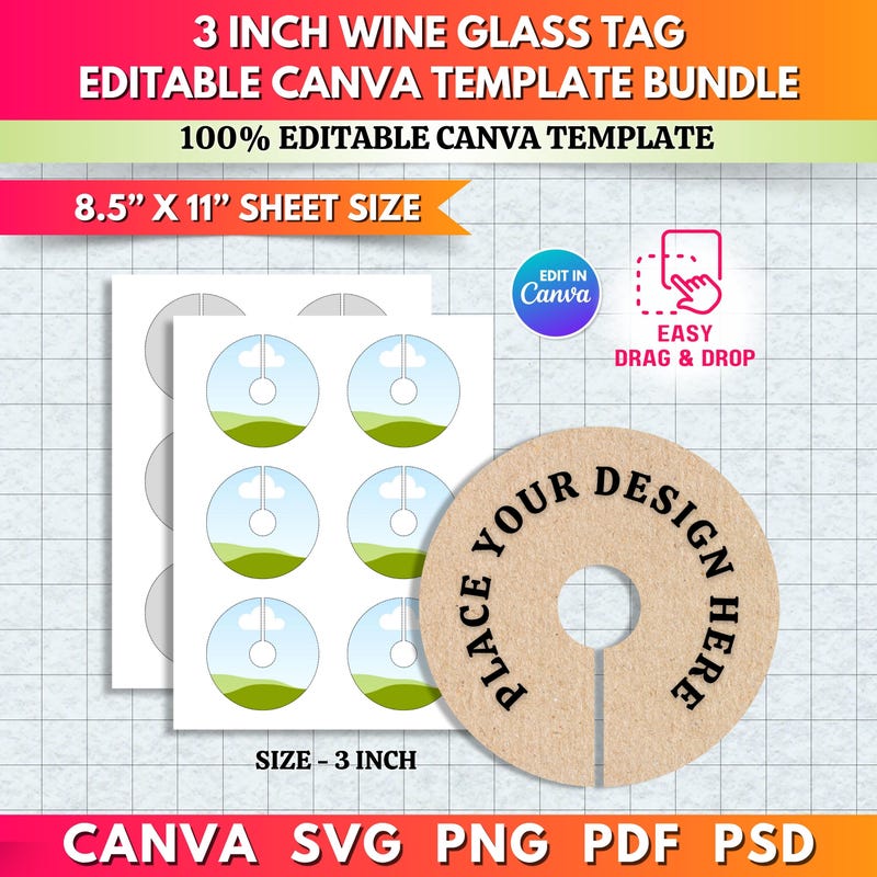 Name Tags Glass Svg - Etsy