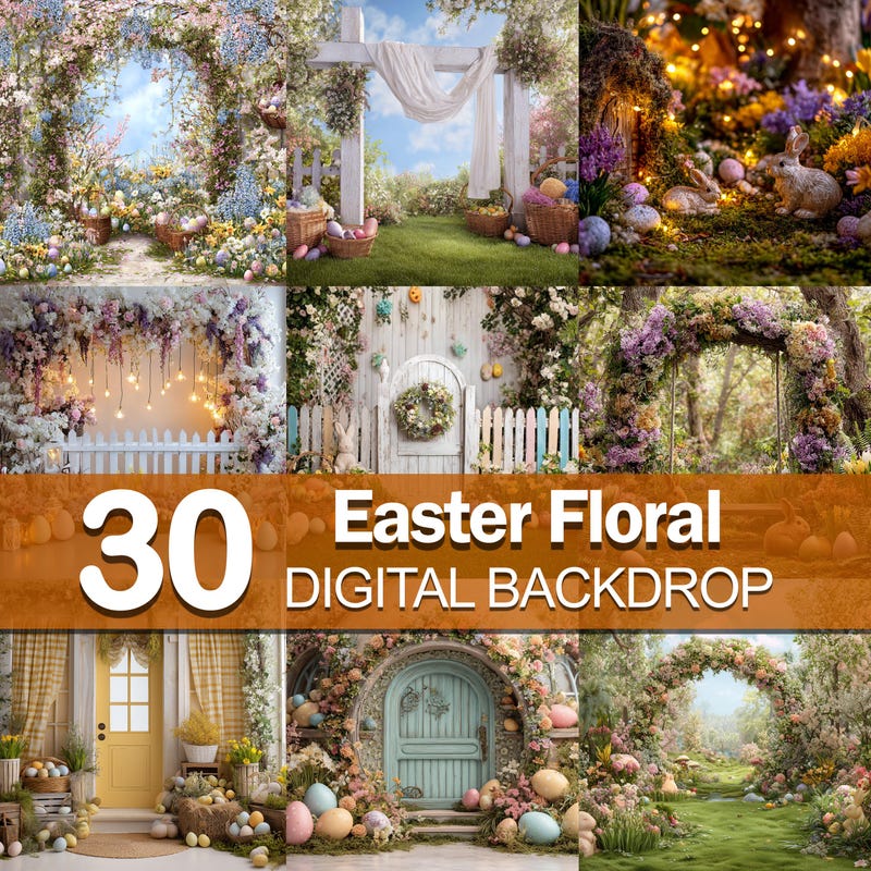 Easter Teams Background - Etsy