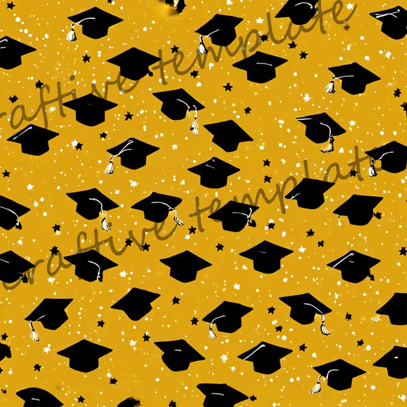 Graduation Digital Paper | Class of 2026 Seamless Patterns | Senior ...