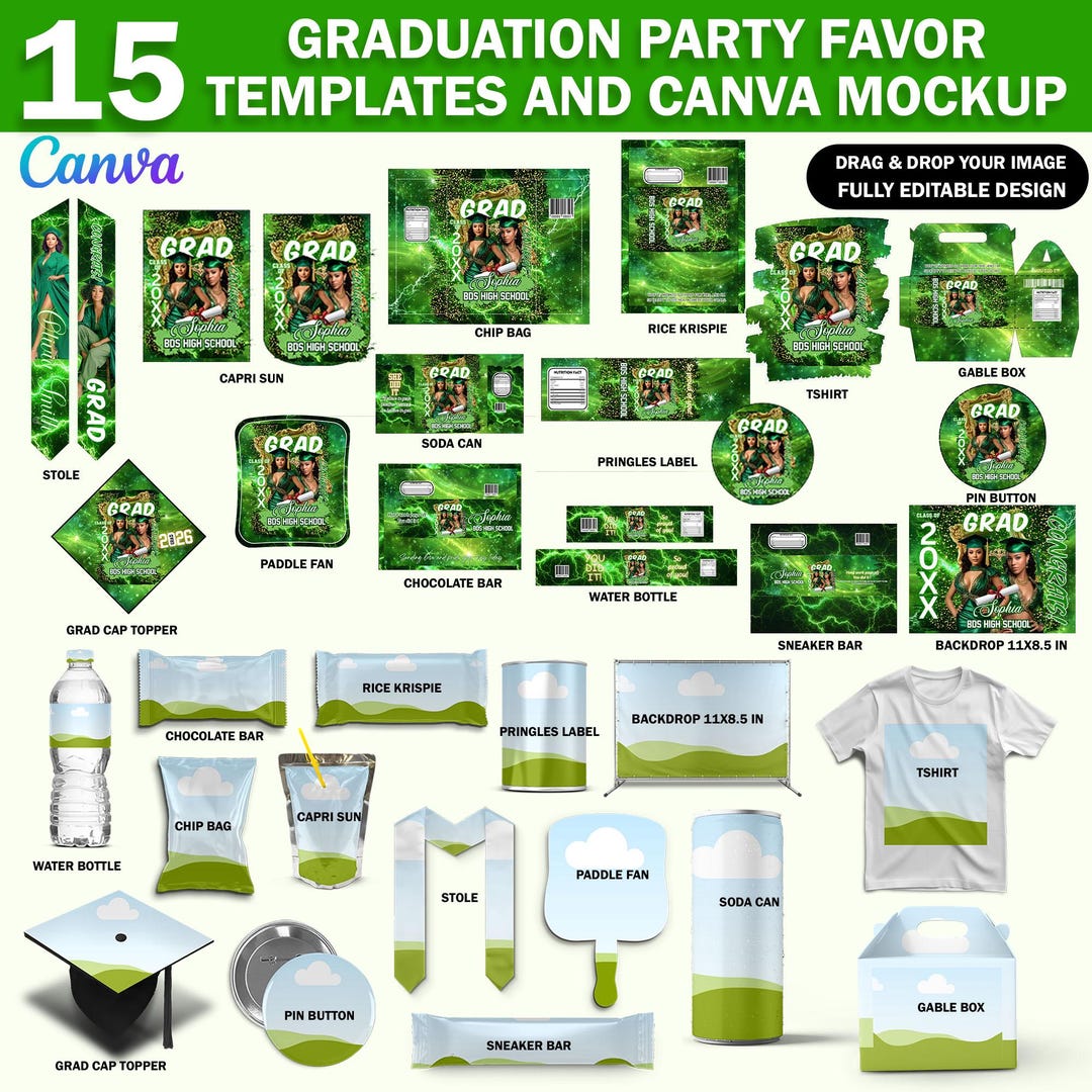 15x Graduation Party Favor Bundle | Mega Class of 2026 Favor Suite ...