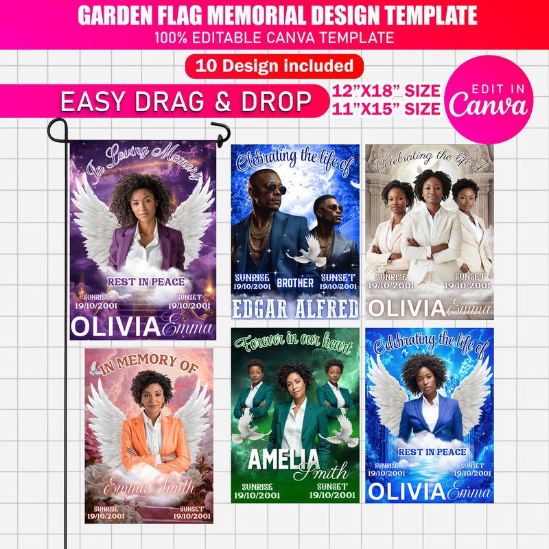 Garden Flag Svg - Etsy