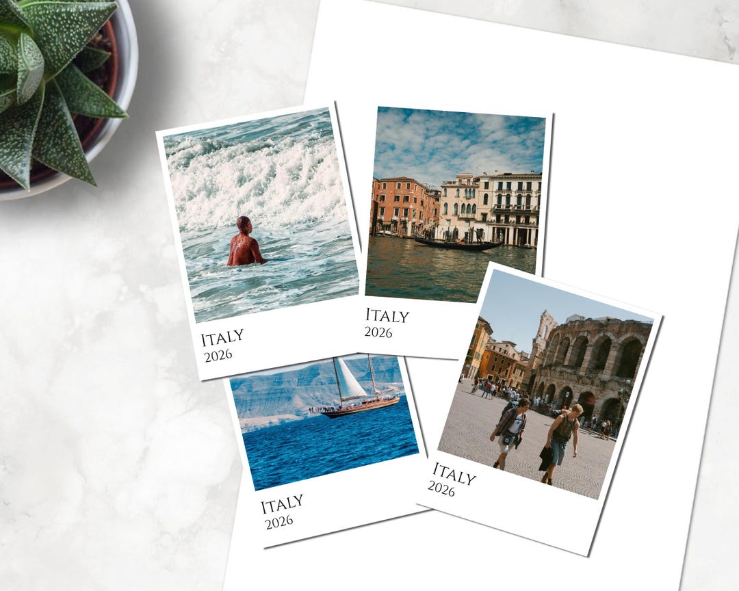 Personalised Instant Photo Style Photo Prints, Custom Photo Gift ...
