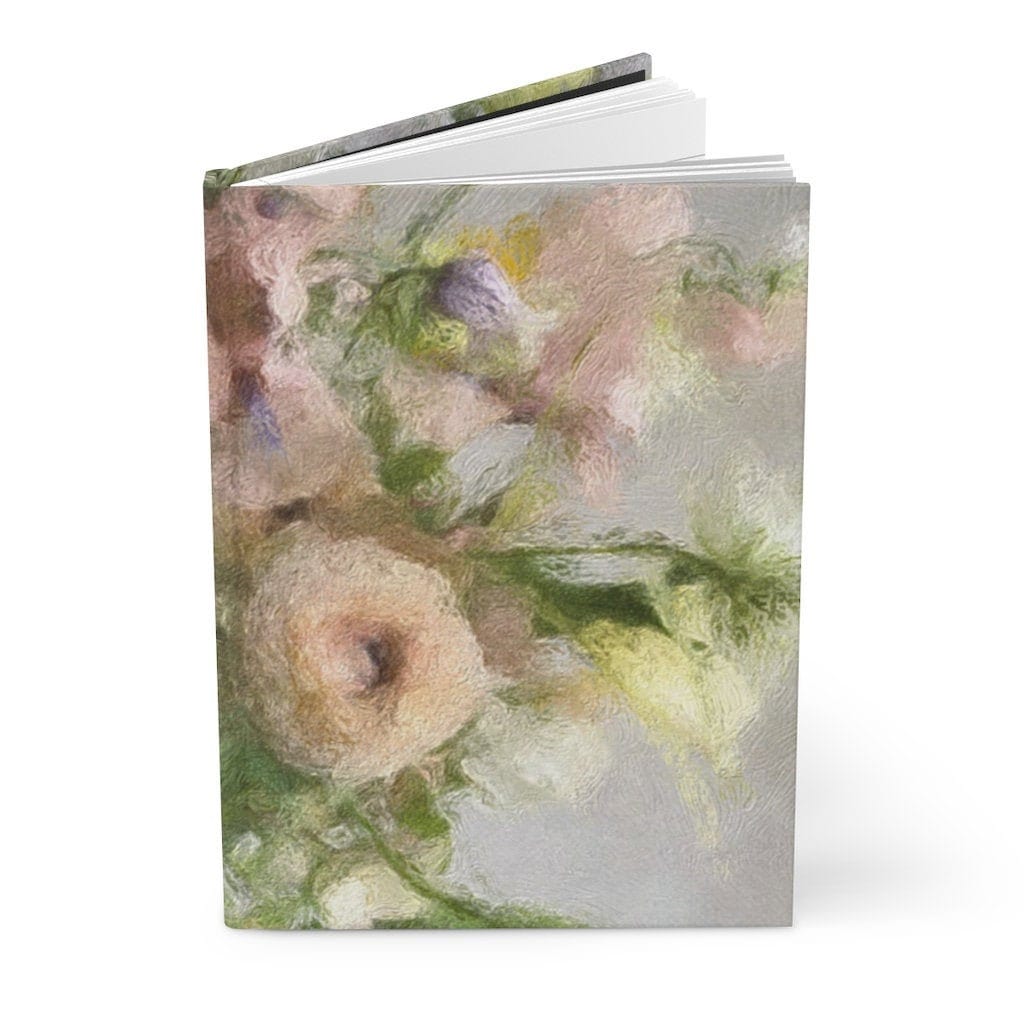 BLOOM Notebook Painting Floral Wedding Guestbook Lined Journal Teacher ...
