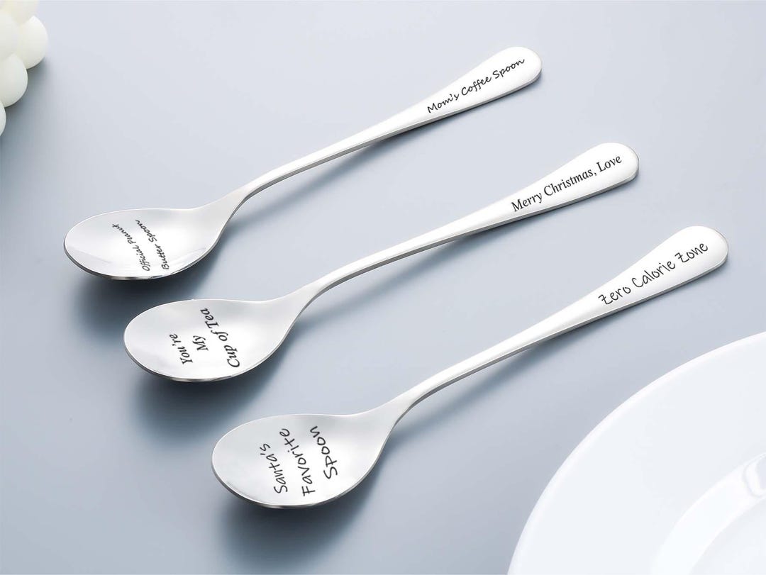 Custom Engraved Spoon,stainless Steel Spoon,retirement Party,gift for ...