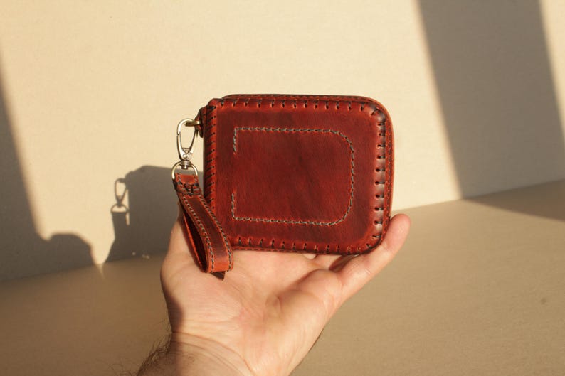 Men’s Bifold Zipper Wallet: 11 Card Slots, Belt Loop Attachment ...