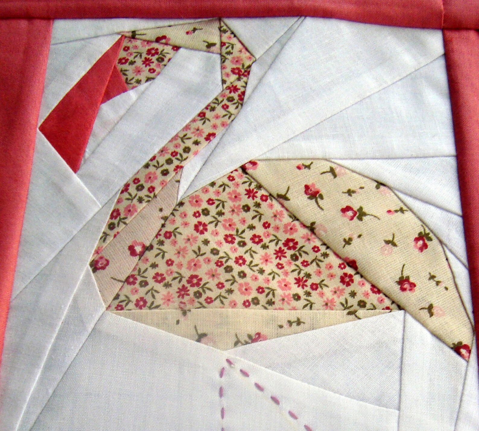 Flamingo, Paper Pieced Quilt Pattern, PDF, Pink - Etsy