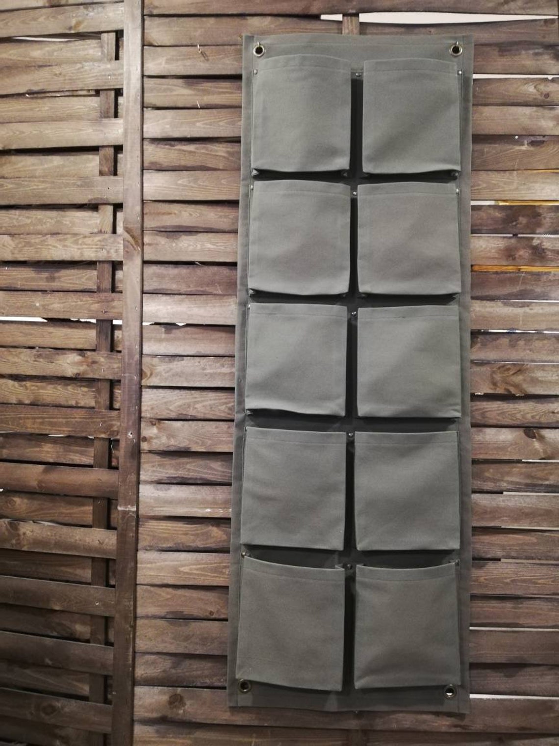 Ten Pockets Organizer Ten Pockets Storage Fabric Organizer - Etsy