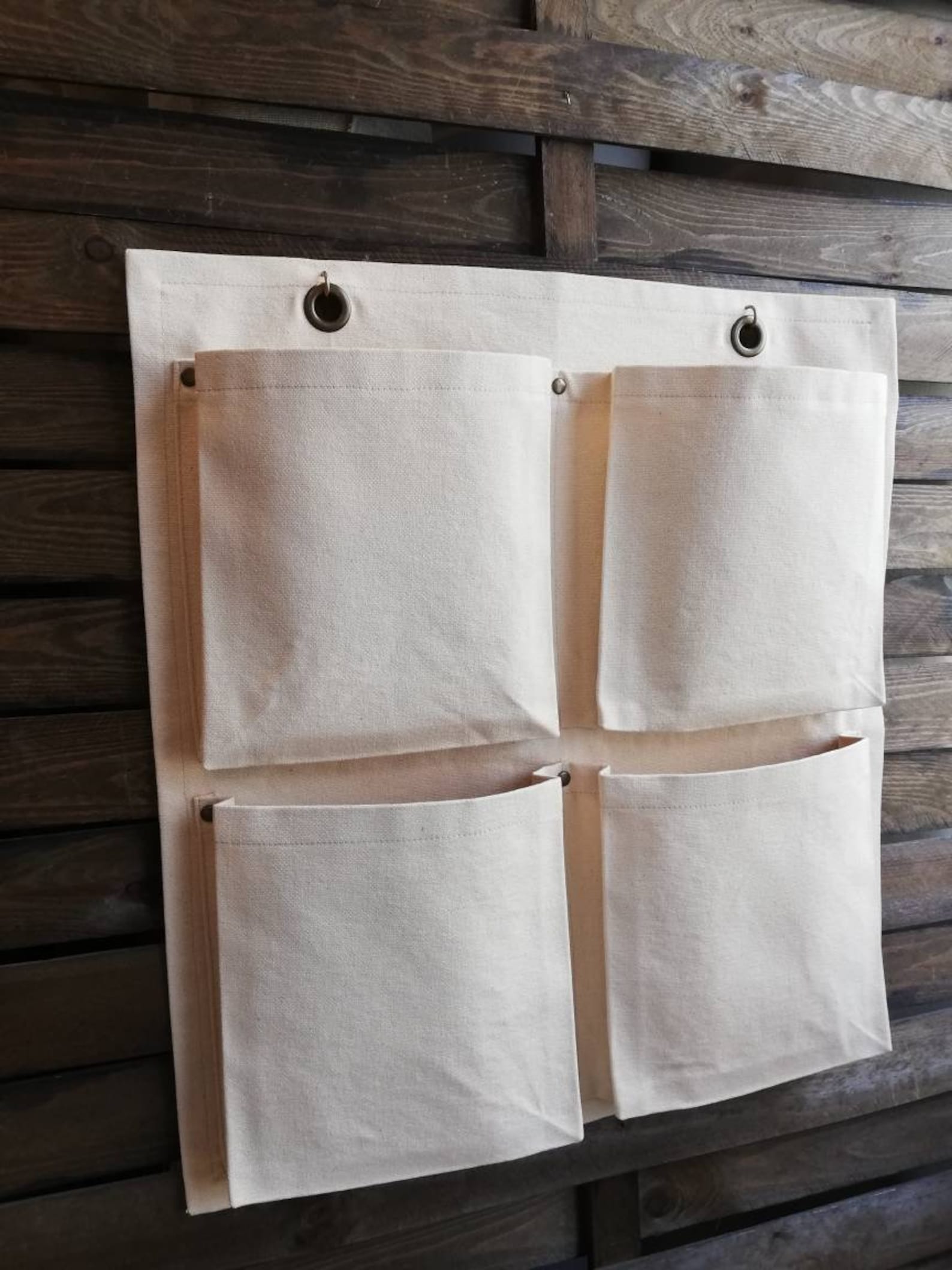 Four Pockets Organizer Canvas Storage Fabric Organizer Girl - Etsy