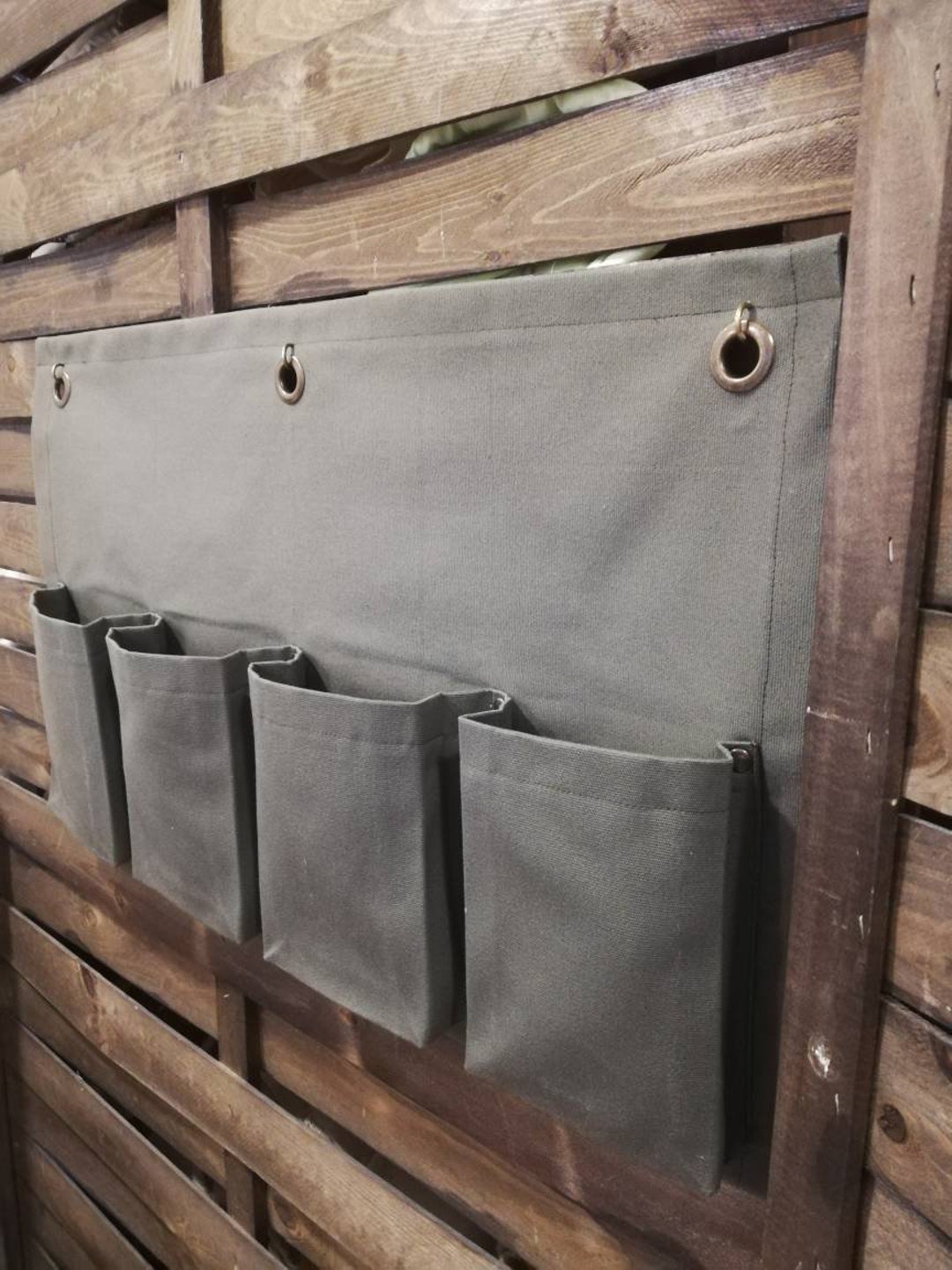 Canvas Half Apron, Shop Apron, Organizer , Crafter's Apron, Workshop ...