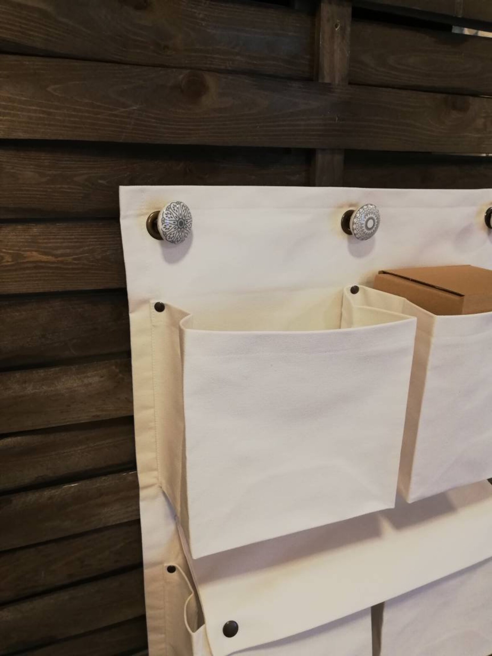 Deep Four Pockets Organizer Canvas Storage Fabric Organizer - Etsy