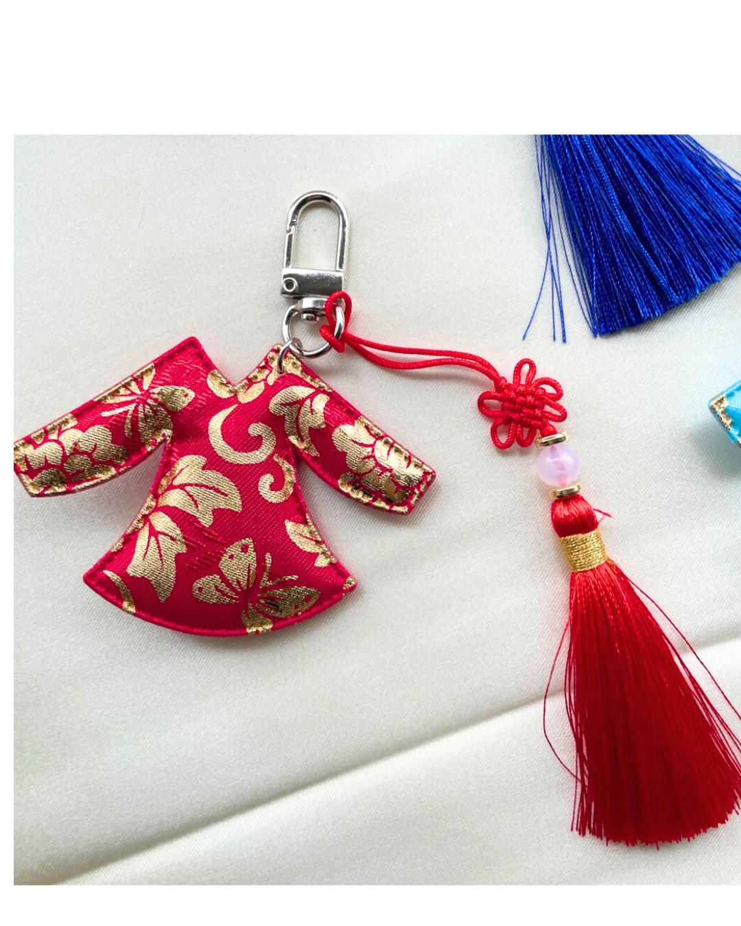 Korean Hanbok Jeogori Keychain With Traditional Tassel ,handmade ...