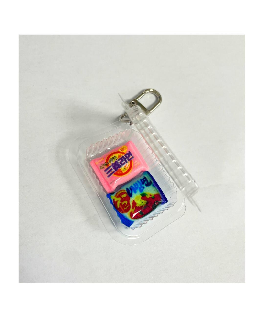 Korean Ramen Lunch Box Keyring | Cute K-food Keychain With Instant ...
