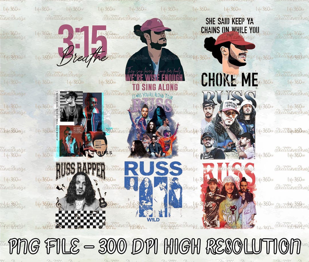 Russ Wild Tour Png, Into the Wild Tour Tee, Music Festival Apparel ...