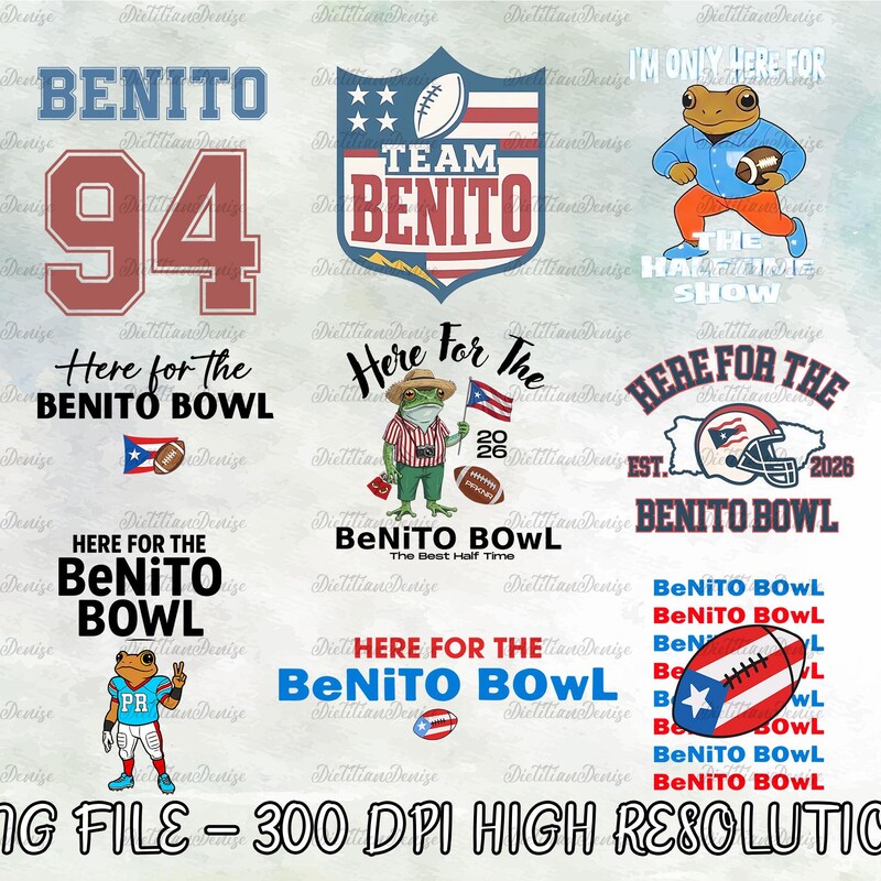 Benito Bowl Decals - Etsy UK