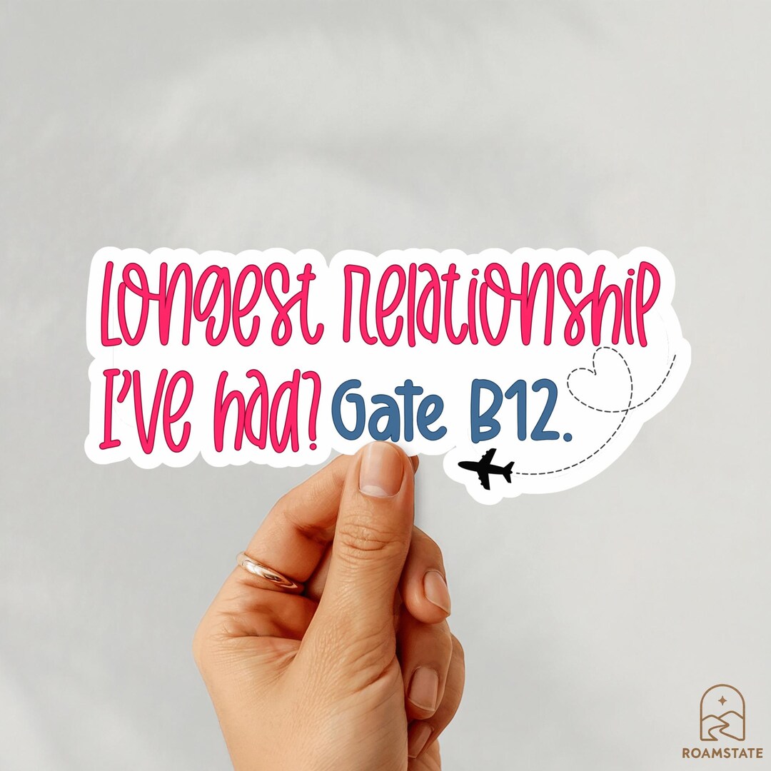 Flight Attendant Sticker, Cabin Crew Decal, Aviation Decor - Etsy