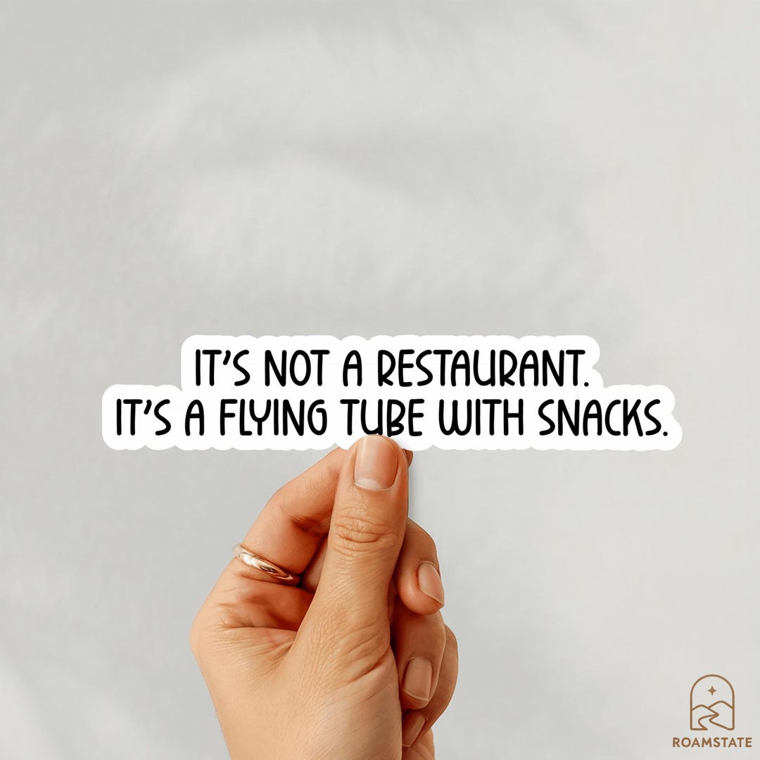 Flight Attendant Sticker, Cabin Crew Decal, Aviation Decor - Etsy