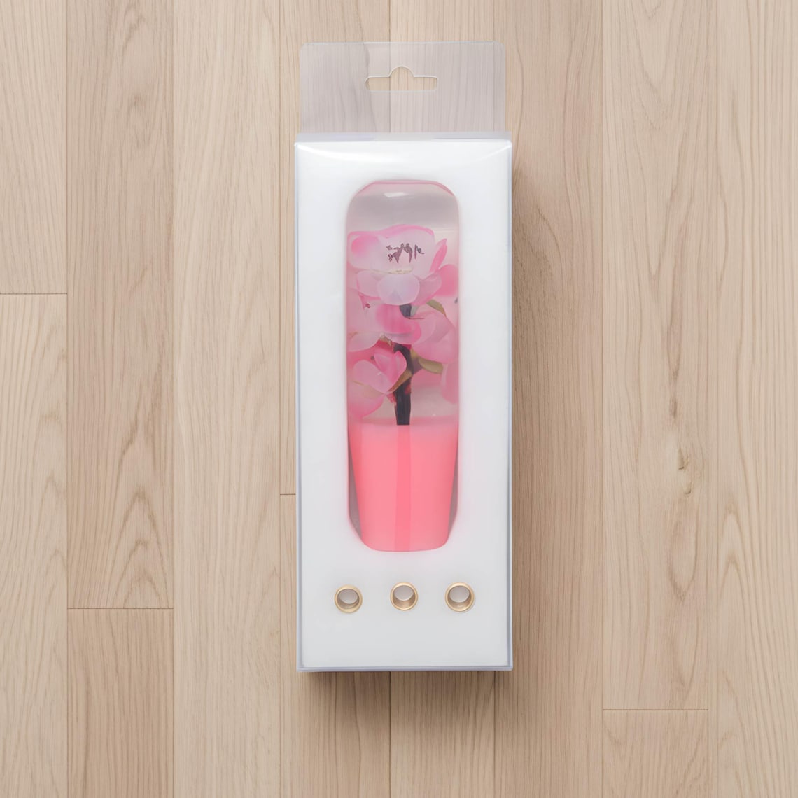 Pink Flower Shift Knob 5.6in – Resin Gear Shifter for Car, JDM Shift ...