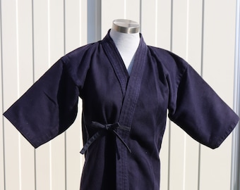 M Vintage Japanese Indigo Cotton Sashiko Boro Kendo Gi Aikido Budo ...