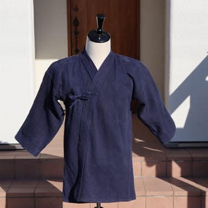 Vintage Japanese Indigo Cotton Sashiko Kendo Gi Aikido Budo Kimono ...