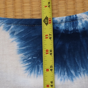 Vintage Japanese Blue Shibori Indigo Clamp Dye Cotton Woman Oversized ...