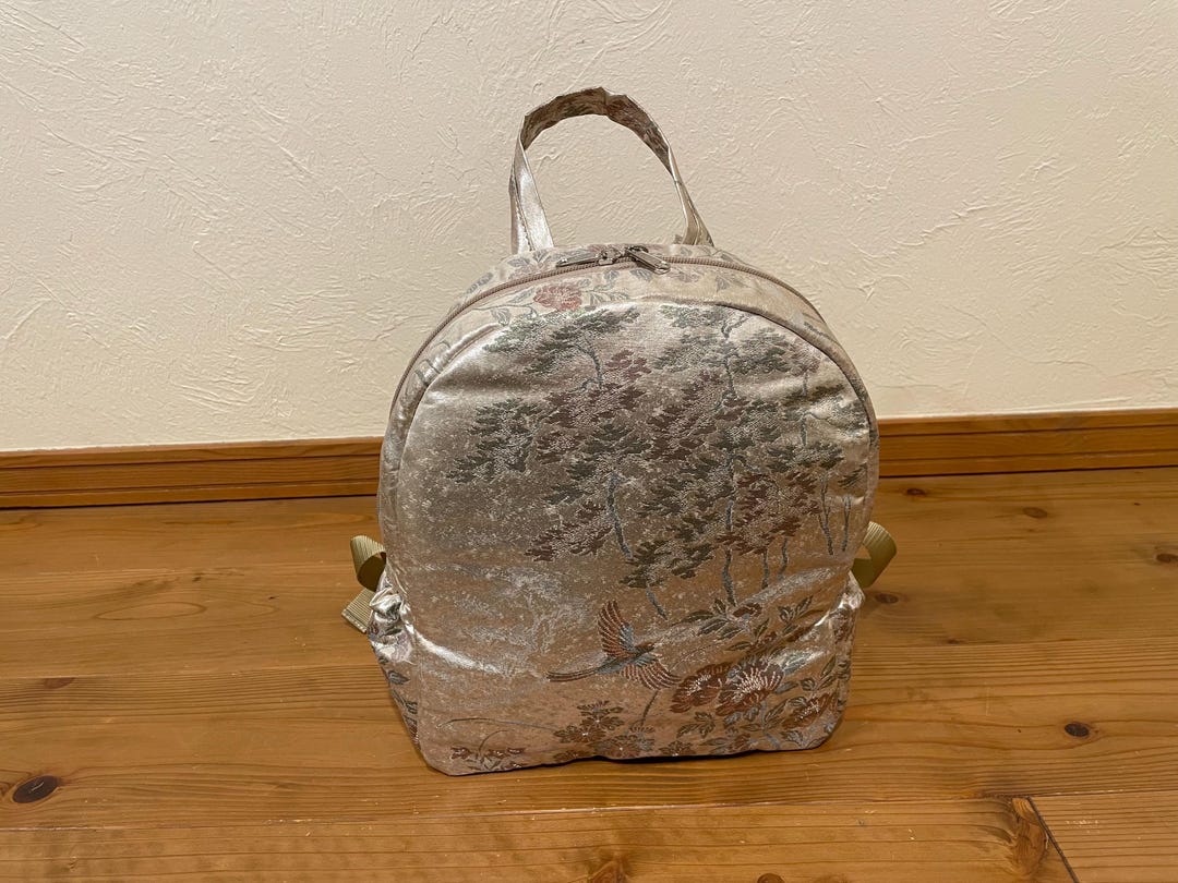 New Japanese Silk Obi Backpack: Artisan Crafted, Upcycled From ...