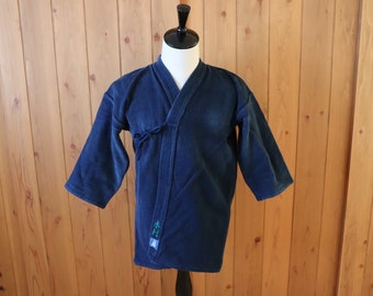 M Vintage Japanese Indigo Cotton Sashiko Boro Kendo Gi Aikido Budo ...