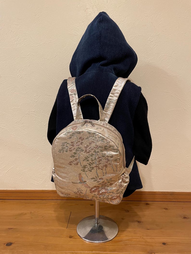 New Japanese Silk Obi Backpack: Artisan Crafted, Upcycled From ...