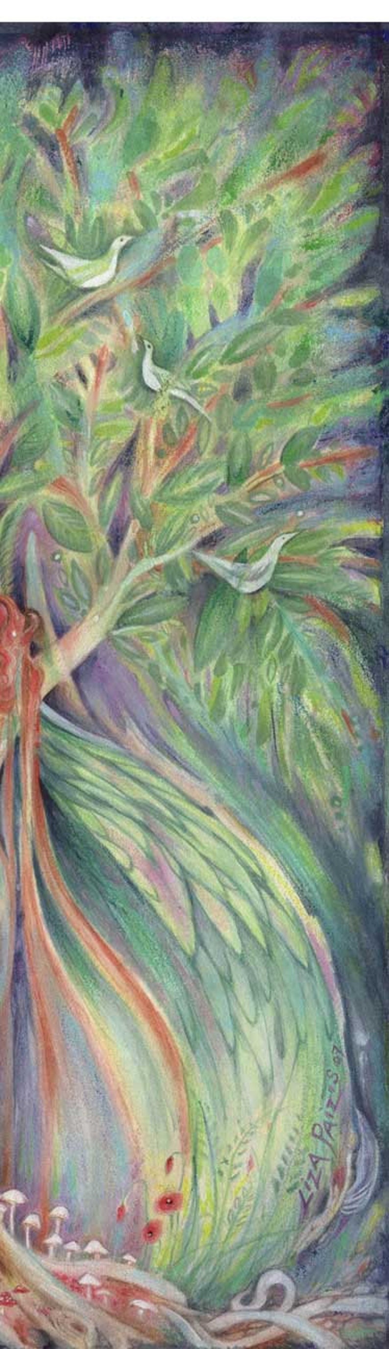Tree Spirits Lovers Art Print From Original Painting of Lovers in a ...