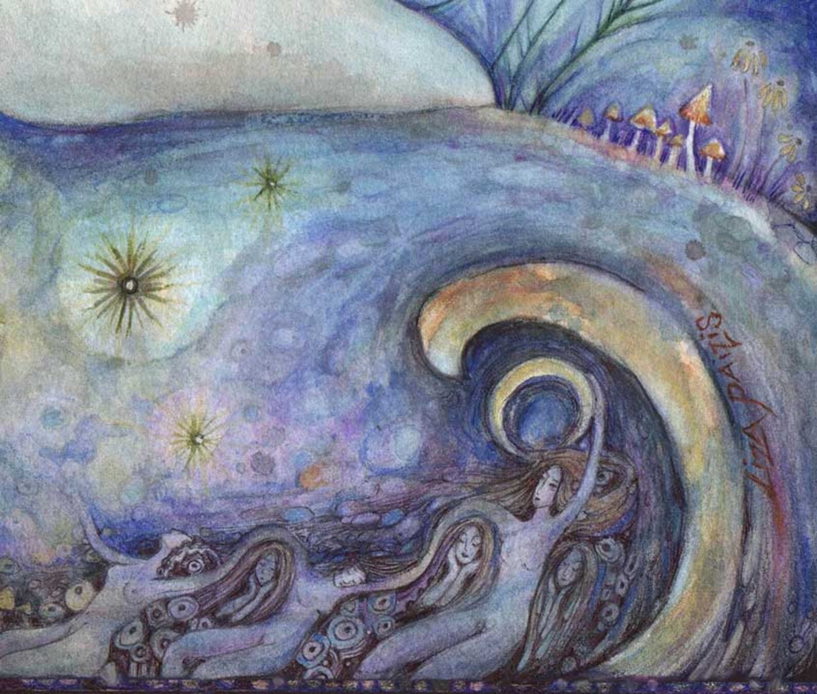 Sylph Fairy Art Print From an Original Fairy Painting Butterfly and ...