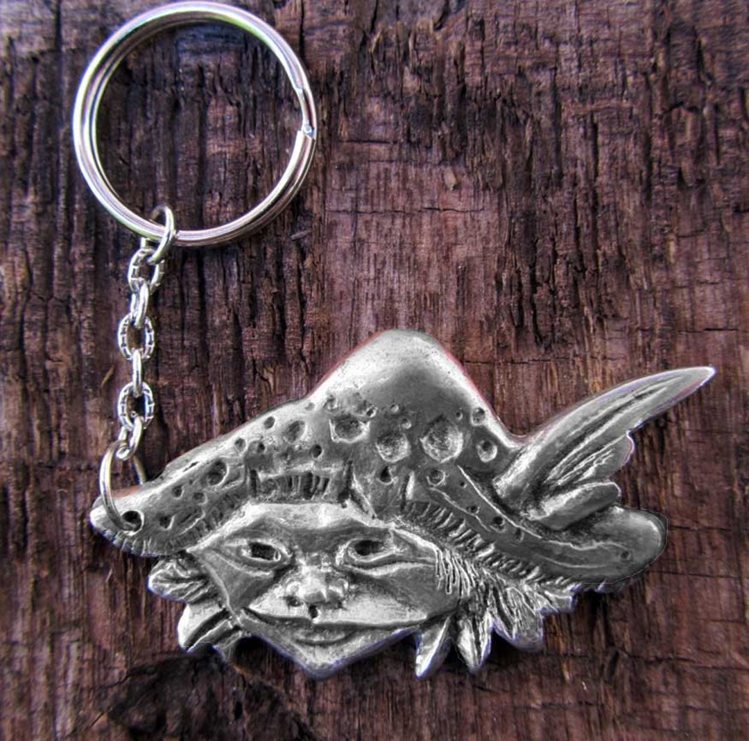Pixie Goblin Elf Keyring or Keychain Fairy Keyfob Whimsical Fairy Gift ...