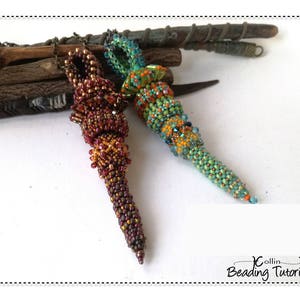 Beading Patterns, CRAW Pendant With Beaded Beads Pattern, Beading ...