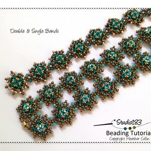 Beading Patterns, RAW Cuff With Embellished Squares Pattern, Beading ...