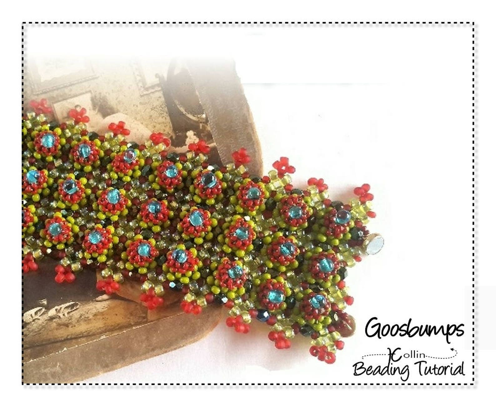 Pondo Stitch Beaded Cuff Beading Pattern Beading Tutorial - Etsy