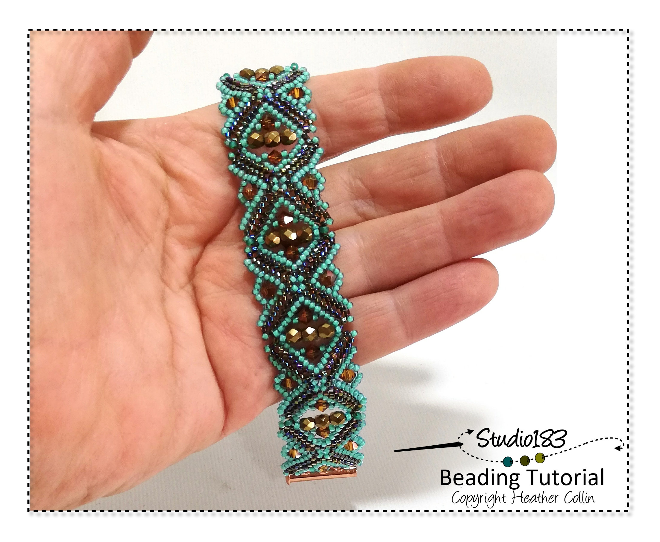 Kits & How To Jewelry & Beauty Peyote bracelet pattern PDF #5 Bead ...