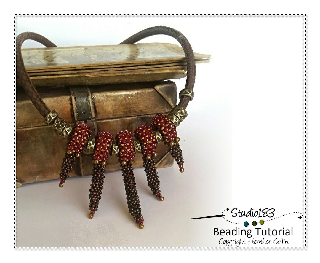 CRAW Beading Patterns, Cubic Right Angle Weave Necklace Pattern ...