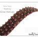 Embellished Pondo Stitch Beaded Cuff Pattern: Textured Wide Cuff ...