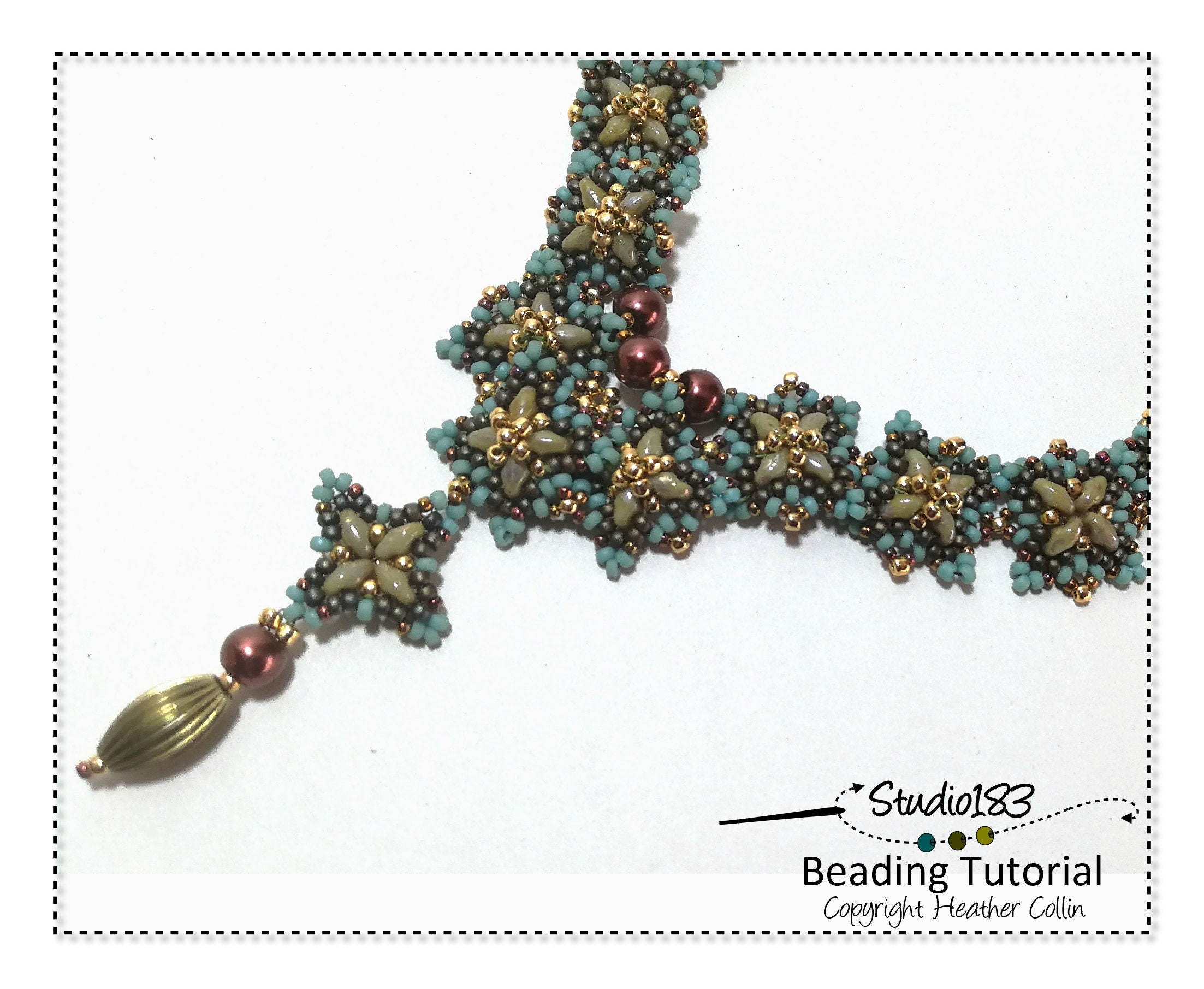 Peyote Beading Patterns Circular Peyote Stitch Super Duo - Etsy