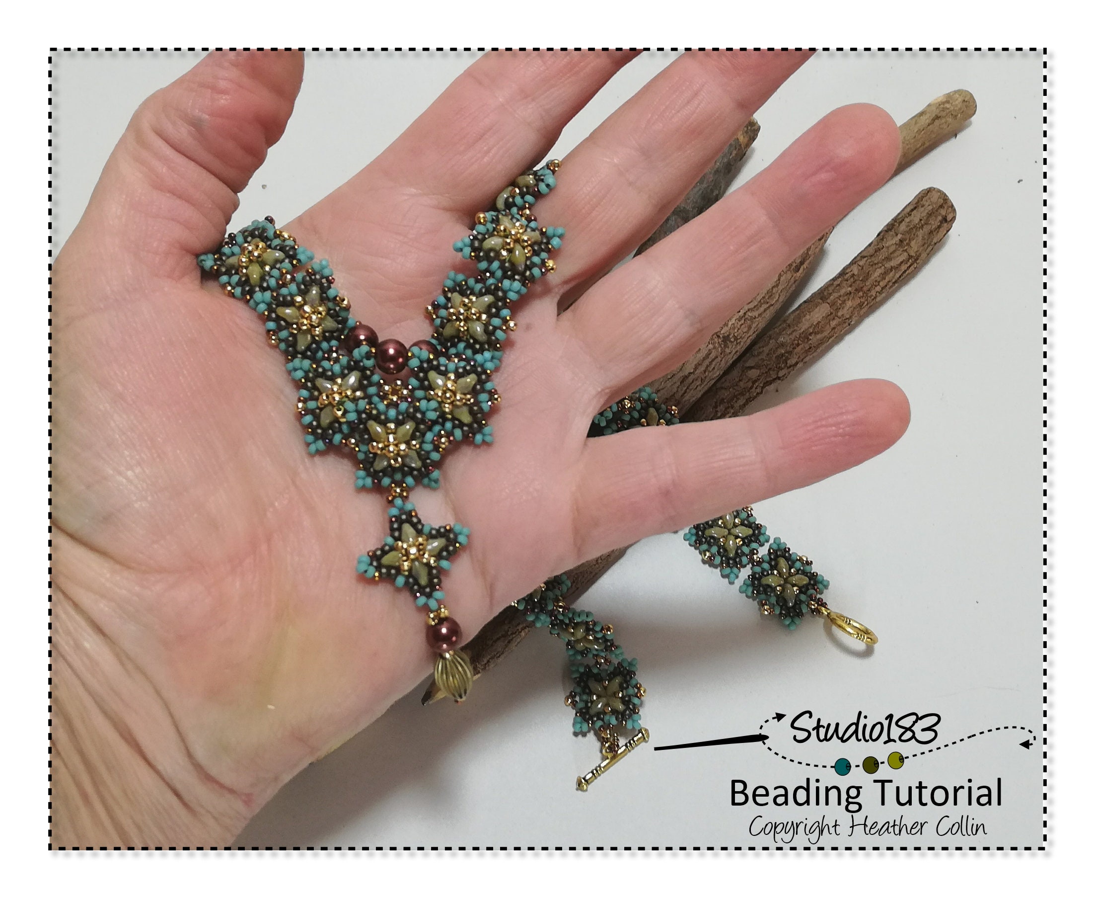 Peyote Beading Patterns Circular Peyote Stitch Super Duo - Etsy