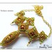 Beading Patterns, Cubic Right Angle Weave Pendant Pattern, Beading ...