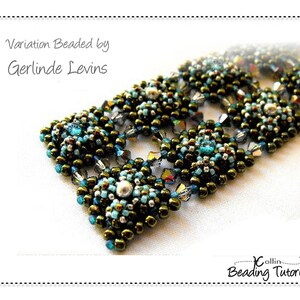 Pondo Stitch Beading Patterns, Beaded Cuff Pattern, Beading Tutorial ...