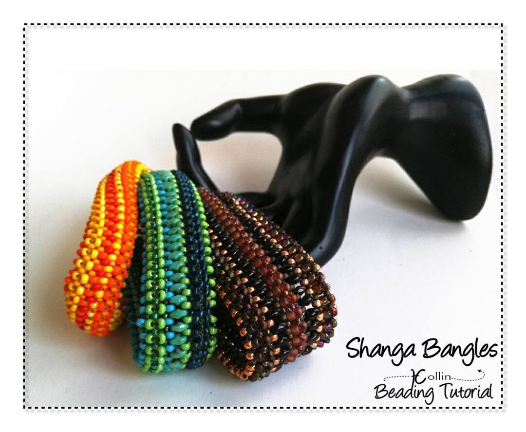 Beading Patterns, CRAW Bangles Pattern, Beading Tutorial, SHANGA ...