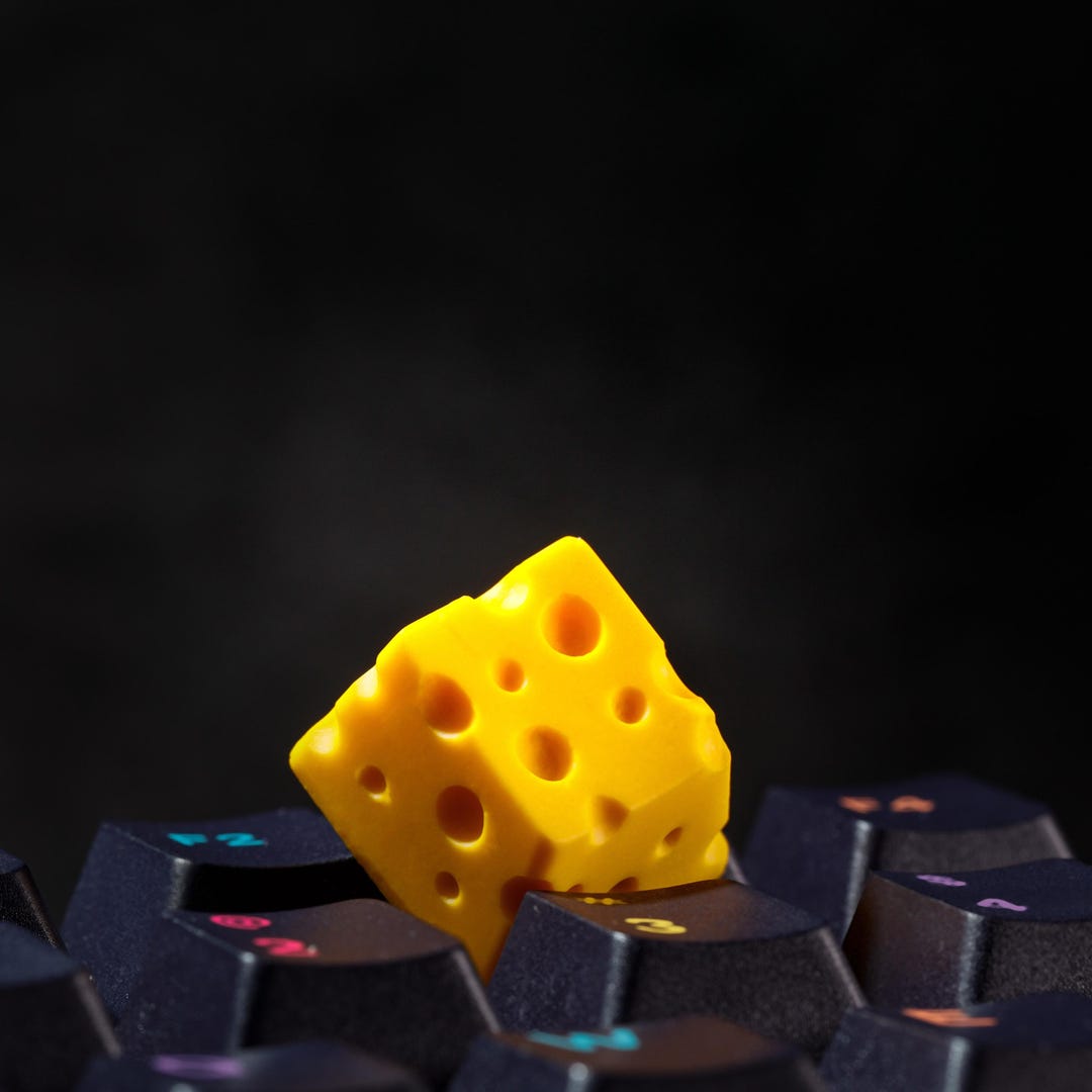 Cheese 3D Keycap, Handmade Artisan Keycap - Etsy