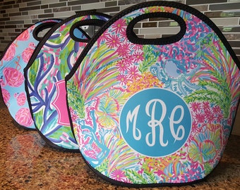 Monogrammed Lunchbox - Etsy